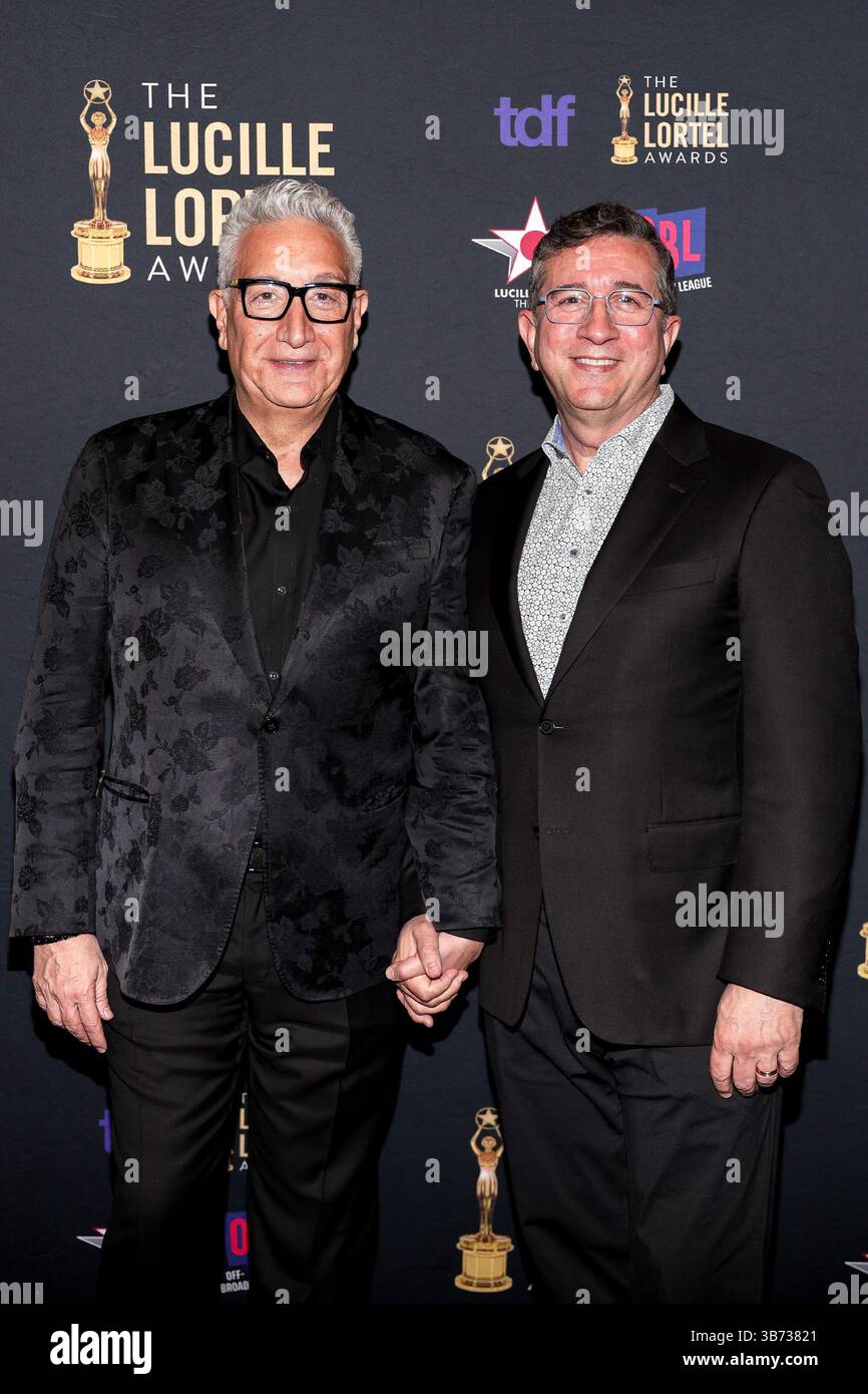 New York, USA. Ny. 04th May, 2025. Moisés `Kaufman, Jeffrey LaHoste at arrivals for The 2025 ...